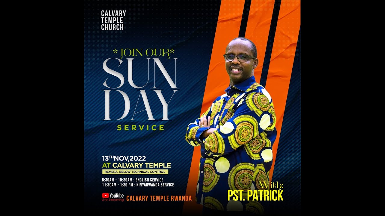 ENGLISH SUNDAY SERVICE WITH PASTOR PATRICK. - YouTube