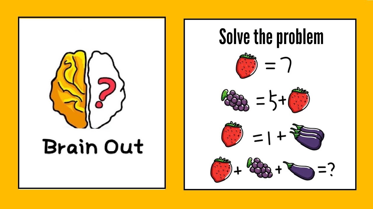 Can You Solve the Problem Brain Out Puzzle Answer - YouTube