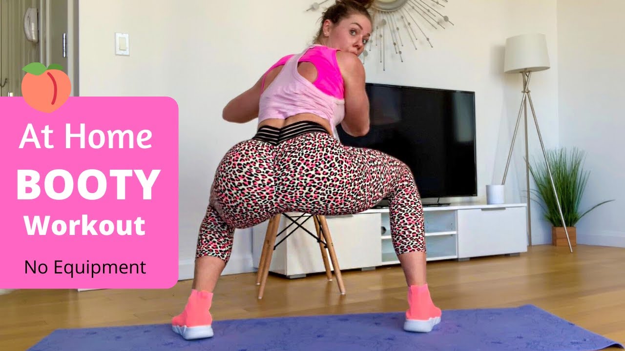 AWESOME BOOTY WORKOUT - AT HOME NO EQUIPMENT - YouTube