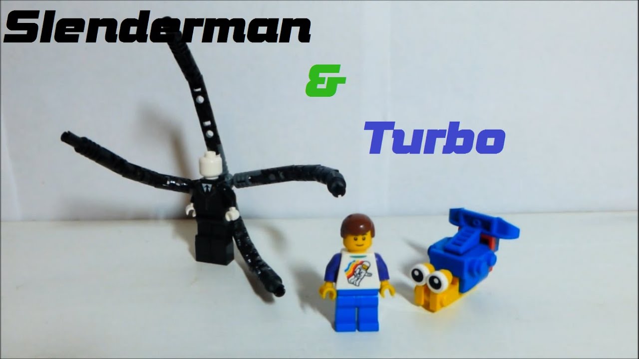LEGO Slender-man & Turbo Custom Minifigures! - YouTube