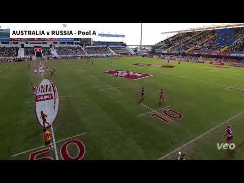Dubai7s AUSTRALIA  26 - 17  RUSSIA | Pool A | Dubai 7s HSBC World Rugby Seven Series - WOMENS