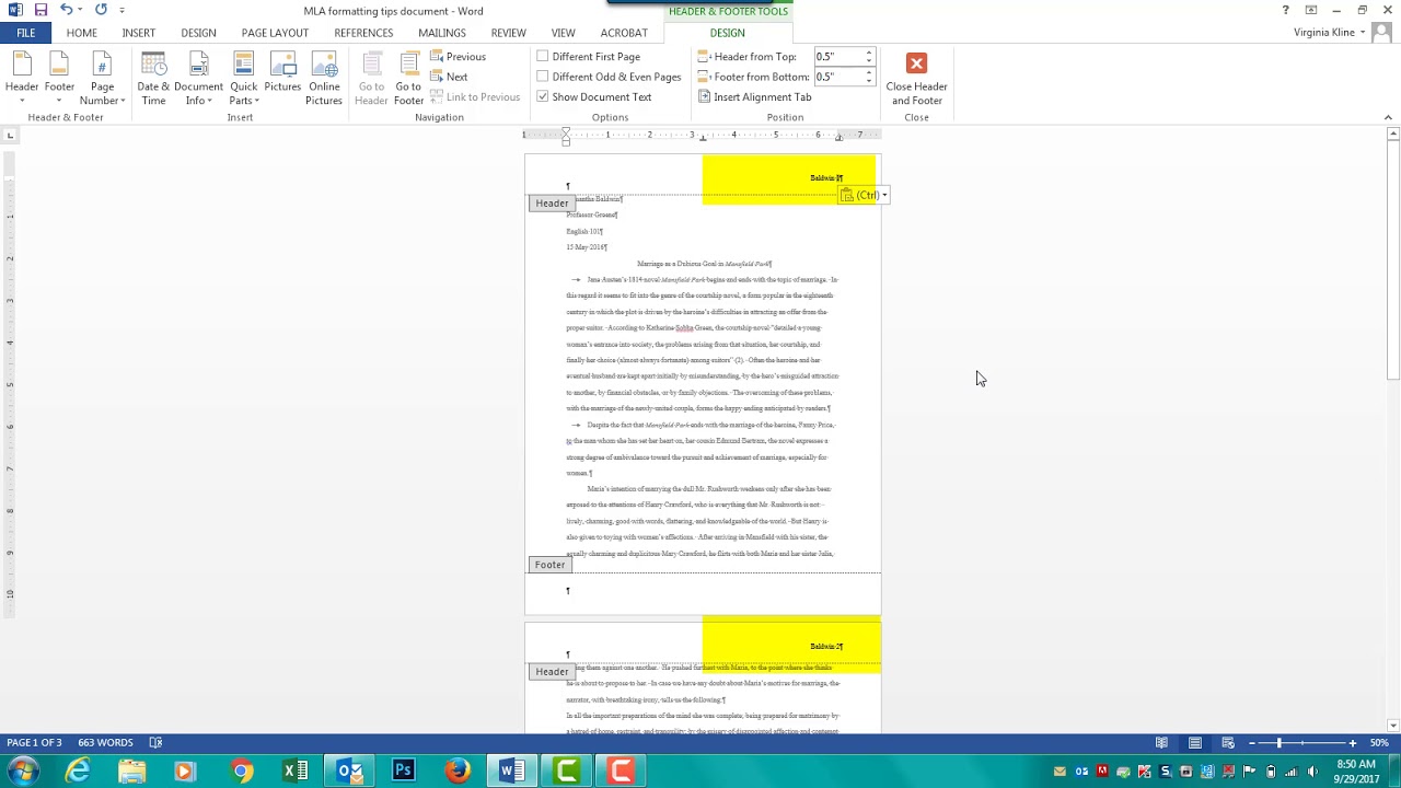 MLA Formatting Tips - YouTube