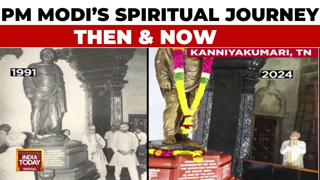 PM Modi's 2-Day Spiritual Journey Begins | First Images For PM Modi's ...