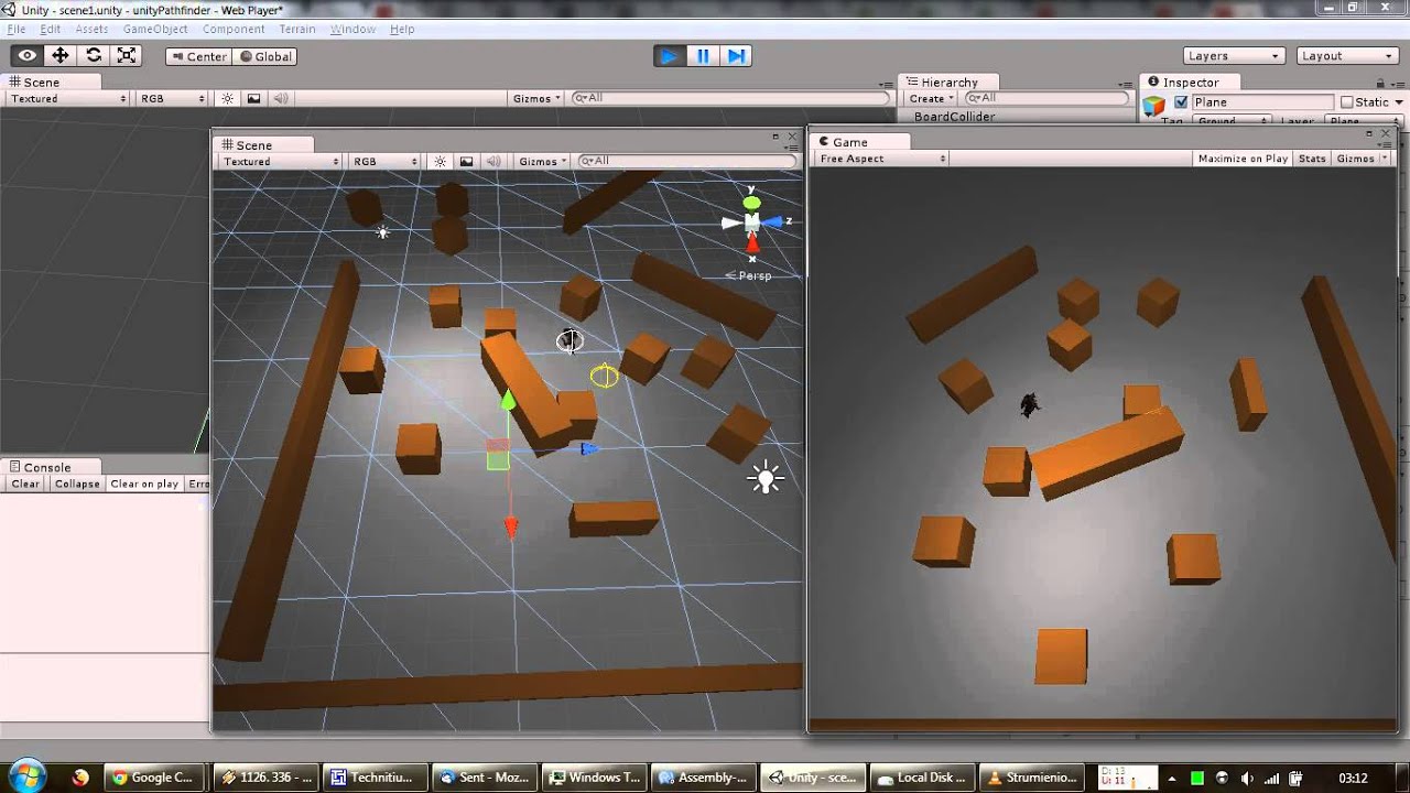Pathfinder in Unity3D based on A* graph - YouTube