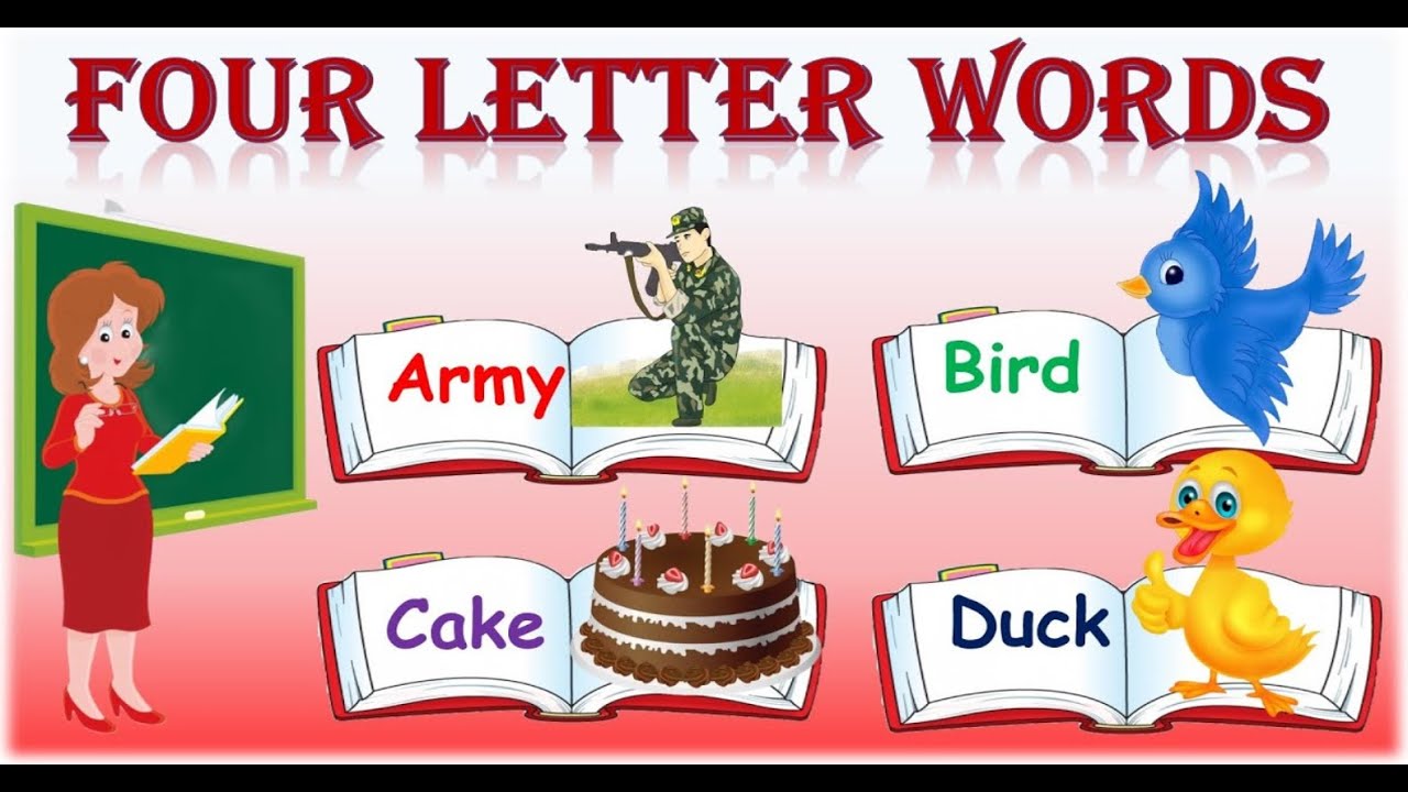 "Fun with Four-Letter Words: A Kid's Alphabet Adventure!" - YouTube
