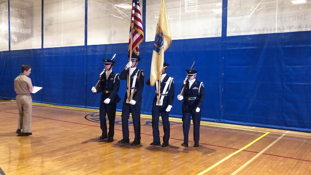 Unarmed Color Guard at West Orange 2019 - YouTube