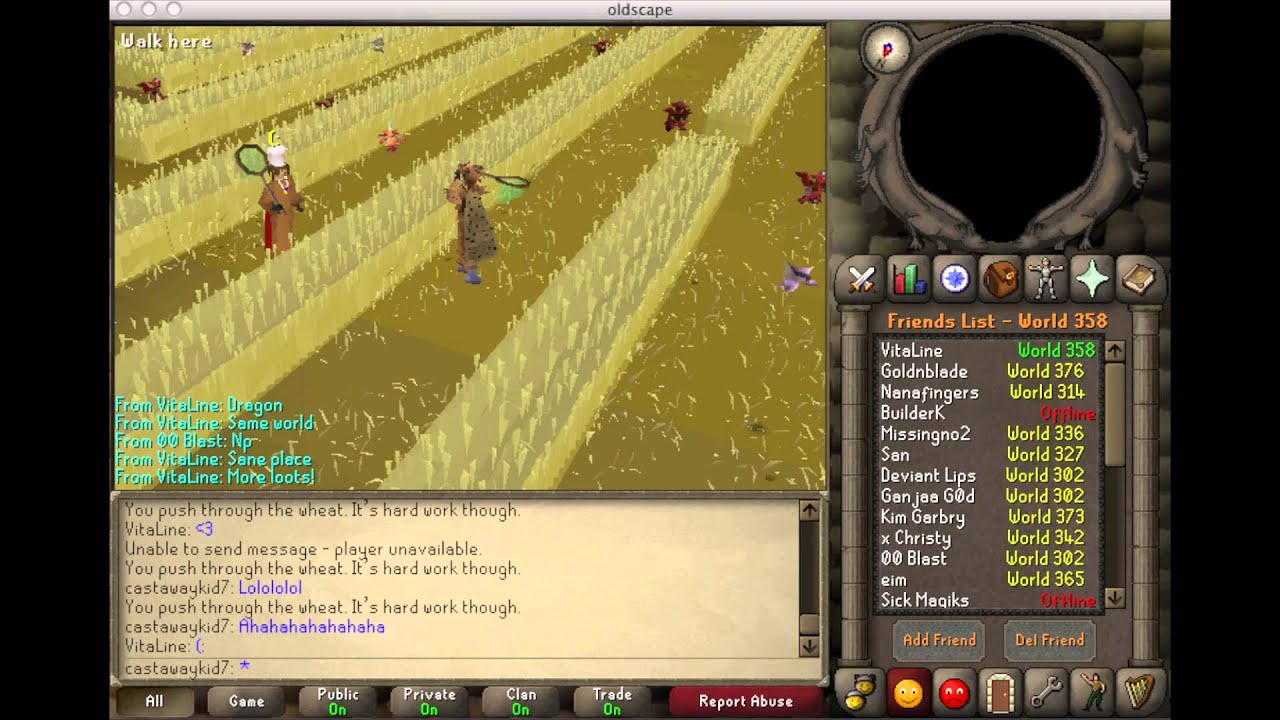 Runescape 2007 - 100 Dragon Implings - YouTube