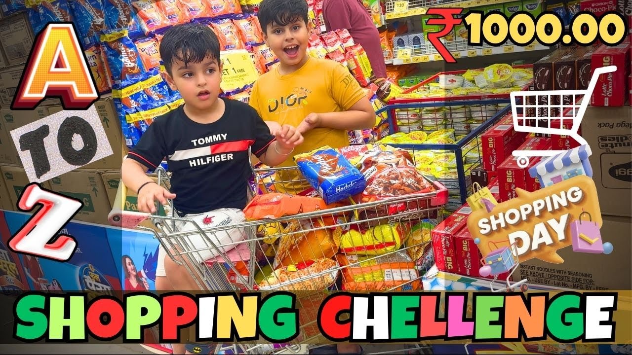 Shopping Challenge Gone Crazy 🛍️🔥| Rohan VS Yuvraj 🛒 Shopping Challenge ...