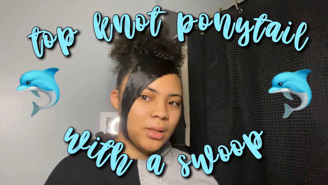 idk how y’all do these top knot ponytails (FAIL) 😭 - YouTube