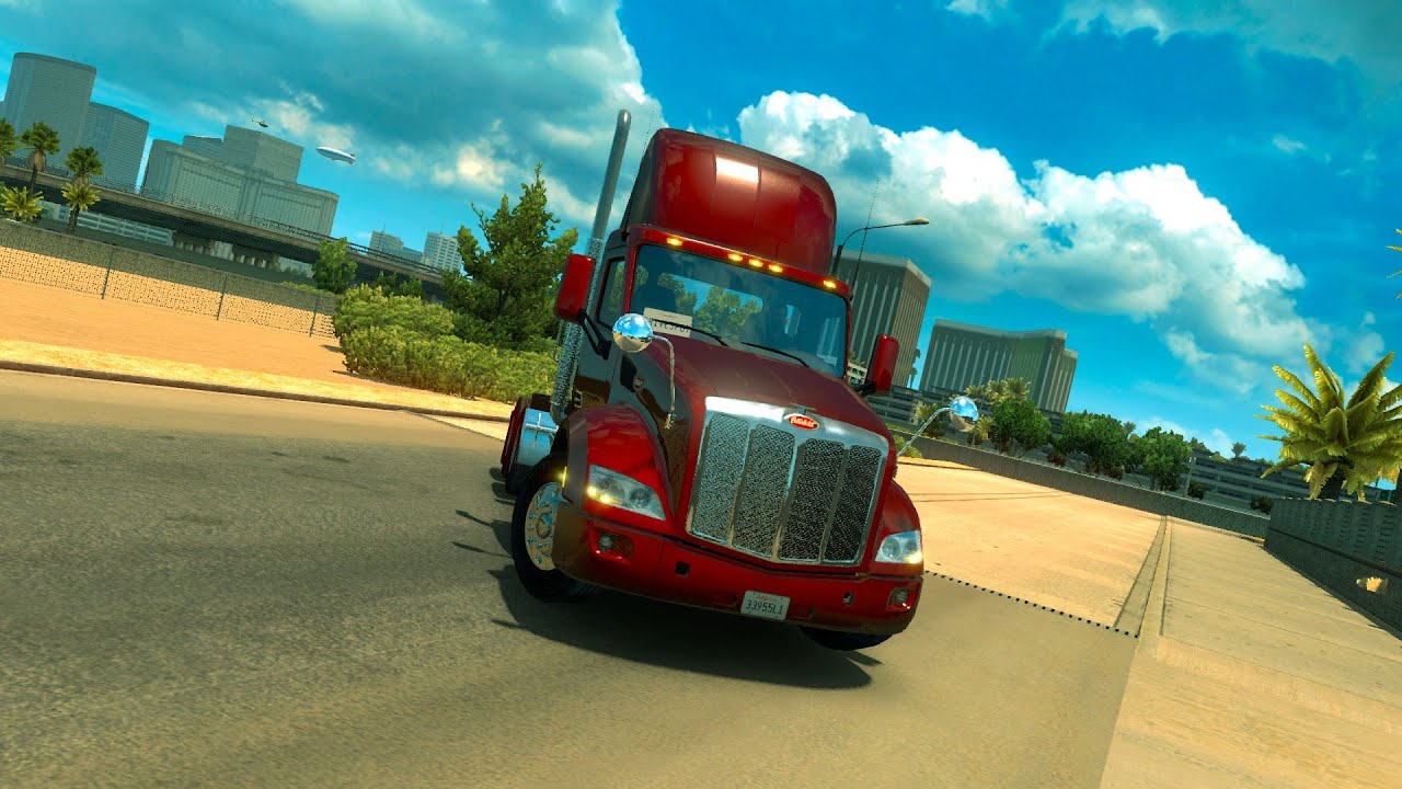 American Truck Simulator [ATS] - LAS VEGAS - Logitech G27 - YouTube