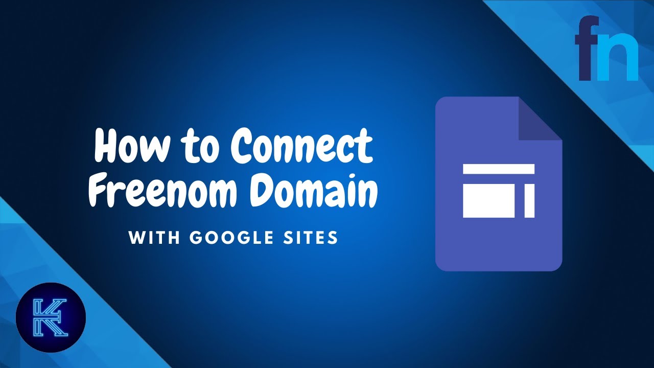 How to connect Freenom Domain to Google Sites | Map Freenom Domain to ...