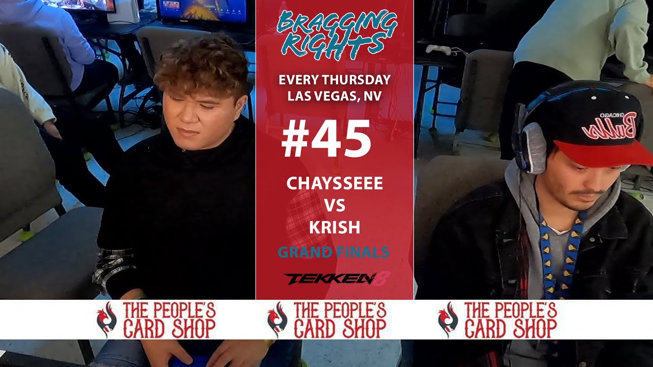 Bragging Rights #45 | People's Card Shop | Tekken 8 | Chayssee vs Krish - GF - YouTube