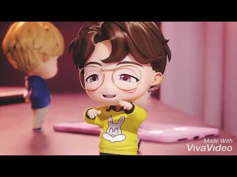BTS GROUP DANCE IN CARTOON IN COVER VIDEO - YouTube