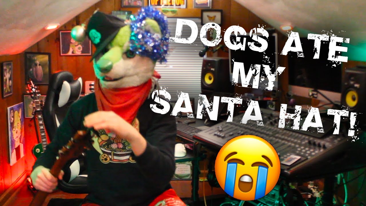 The Dogs Ate My Santa Hat!! - YouTube