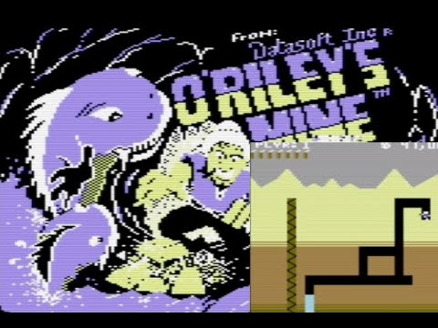 O'Riley's Mine classic mining game WITH POKES Commodore 64 - YouTube
