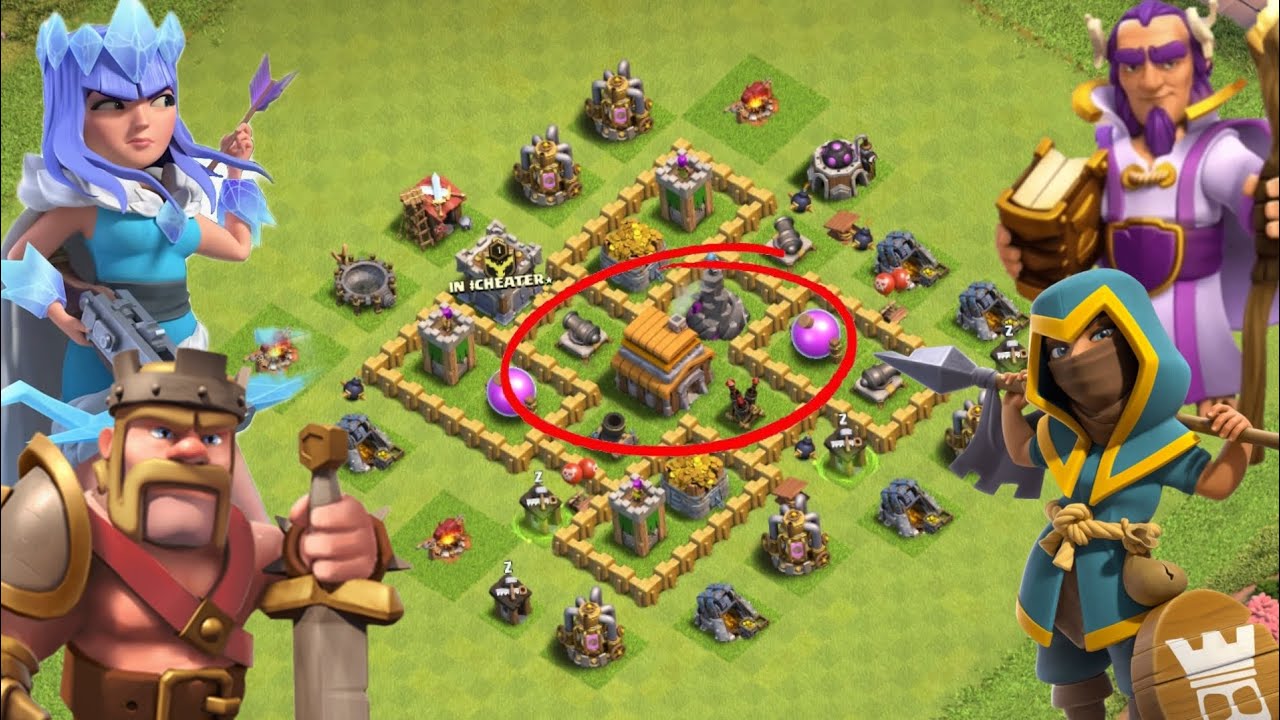 All Heros Vs TH5 Max 🙂 | Clashofclans TH5 challenge video #clashofclans ...