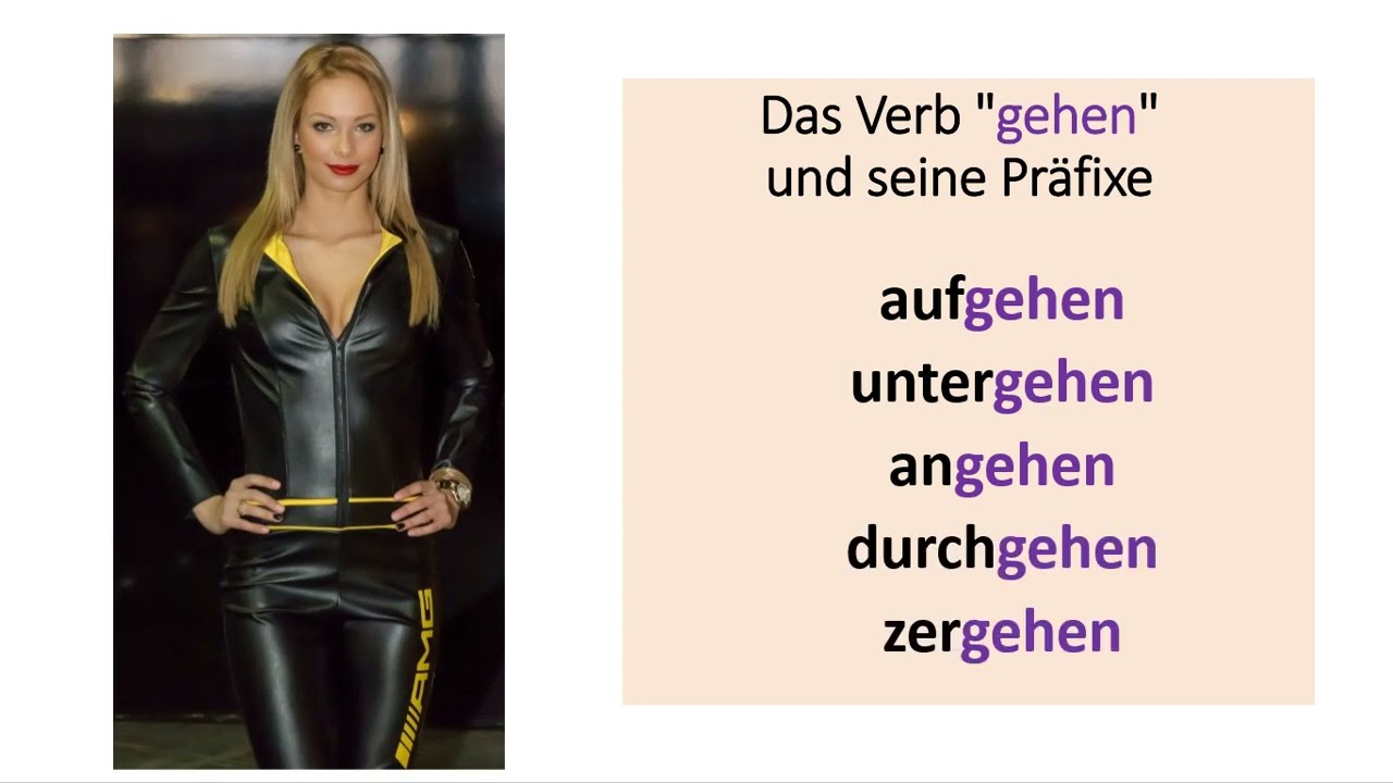 Das Verb "gehen" und seine Präfixe - Teil 2 - YouTube