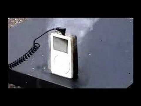 burning ipod - YouTube