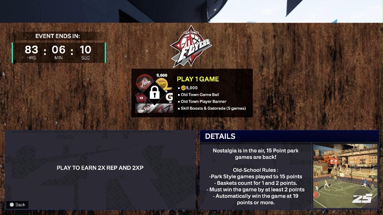 NBA 2K25 Old Town Flyers Event Rewards - YouTube