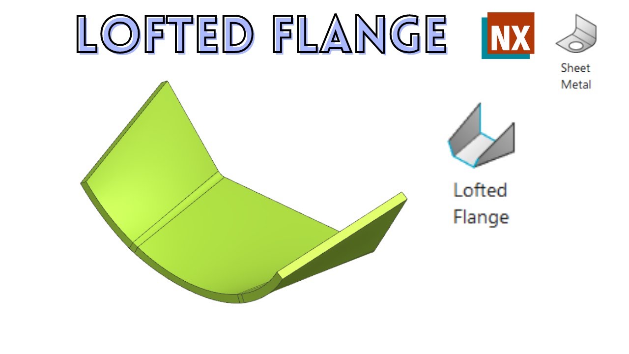Lofted Flange | How to use Tube in NX | NX CAD | - YouTube