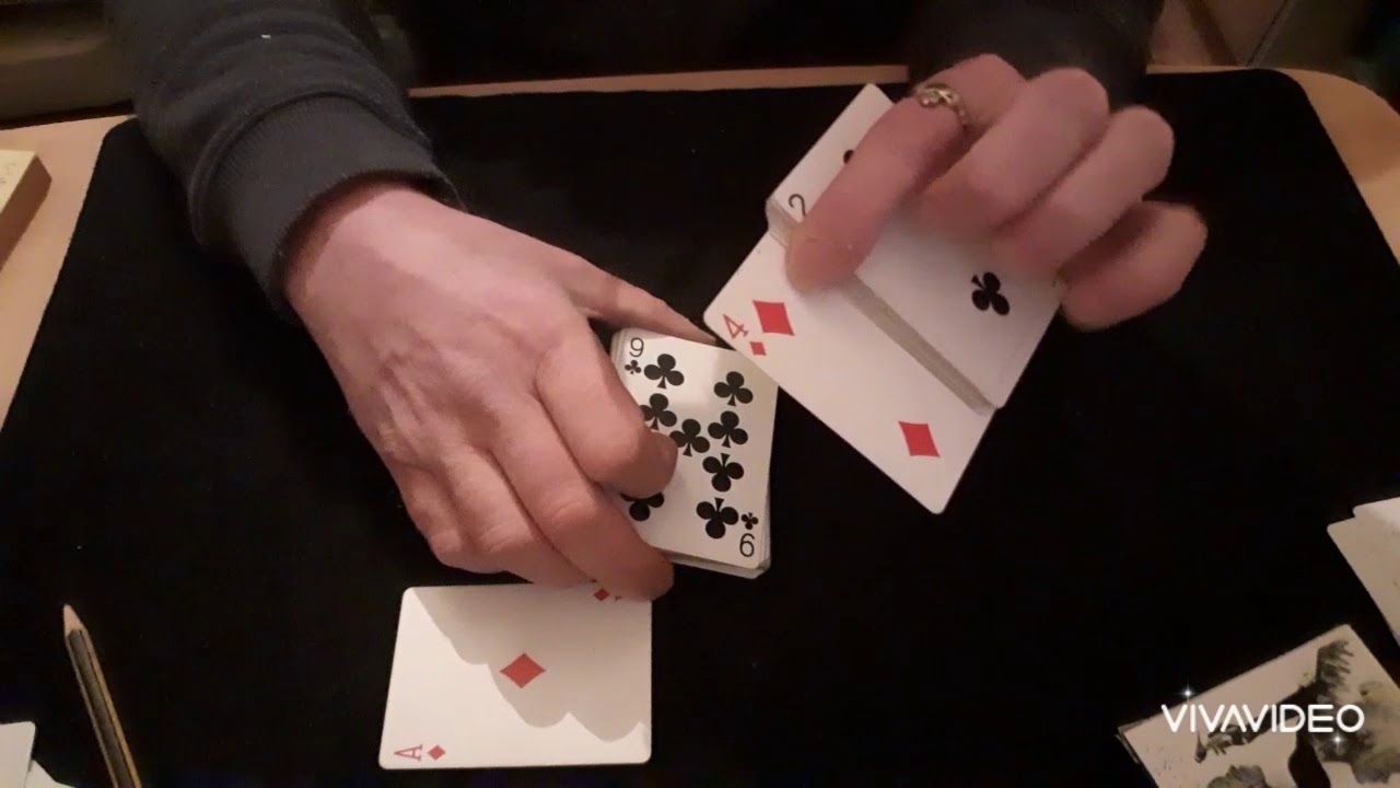 Halo Aces#2/Harry Lorayne. Card Mat Tutorials. - YouTube