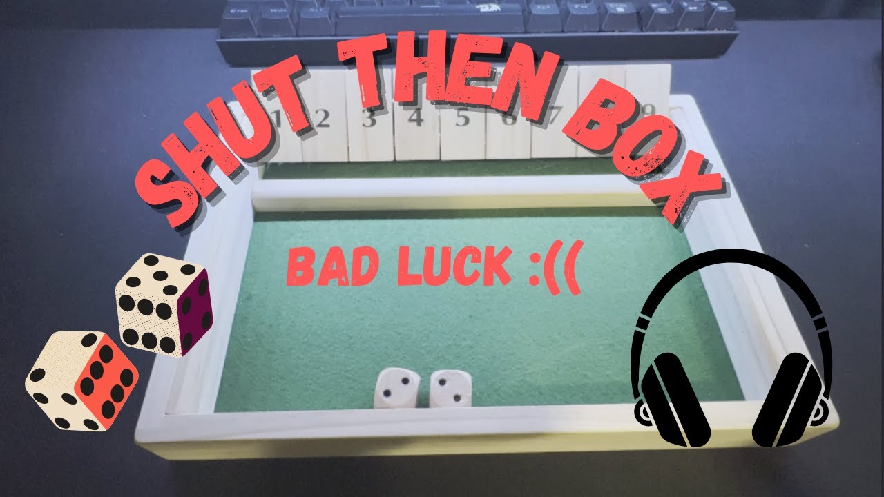 ASMR Shut The Box! Such bad luck!!! #asmr #whispering #viralvideo - YouTube