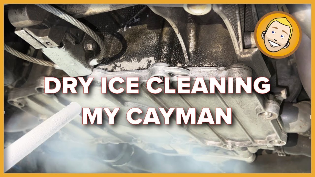 Dry Ice Cleaning my Porsche Cayman S 987 at Tuttle Motorsports - YouTube