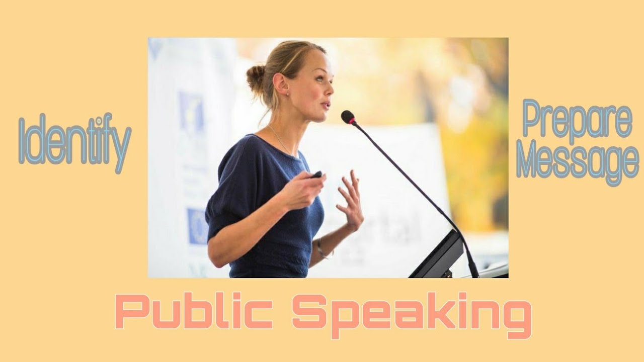 Identify Audiences and Preparing Message in Public Speaking - YouTube