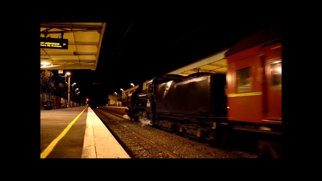 Steamrail Victoria's K153 & K190 through Fairfield : Australian Steam ...