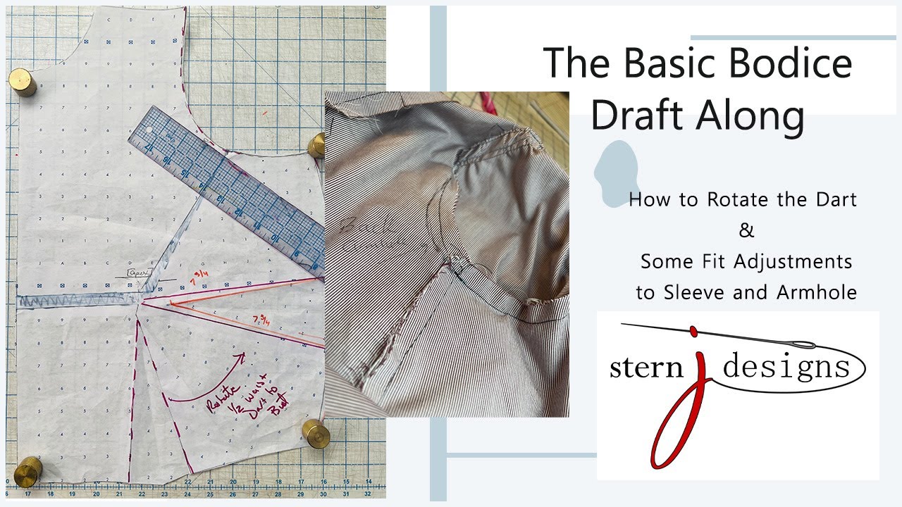 Basic Bodice Draft-Along: Part 7 - Tips for Fitting the Sleeve - YouTube