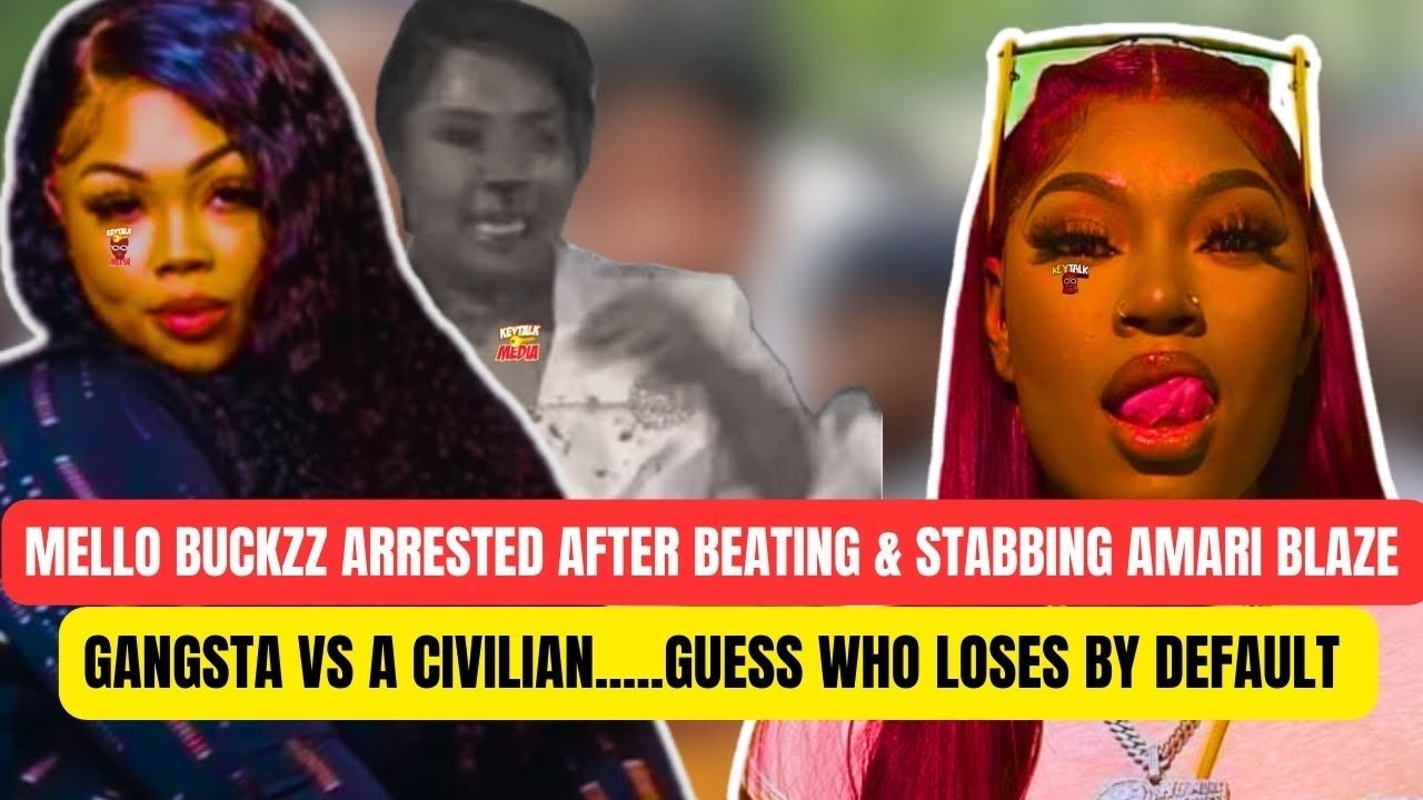 Mello Buckzz LOCKED iN CAGE for BEATING & STABBiNG Amari Blaze. Gangsta ...