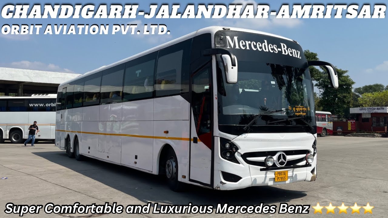 Travelling in Luxurious Mercedes Benz Bus by Orbit Aviation Pvt. Ltd ...
