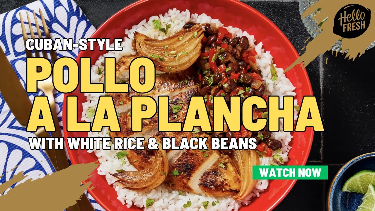 HelloFresh Cuban Style Pollo a la Plancha Recipe *ASMR Cooking* - YouTube