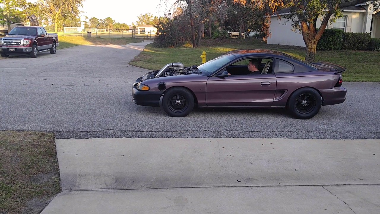 Barney 2.0 Turbo Sn95 Mustang Ls Swap S480 2 step - YouTube