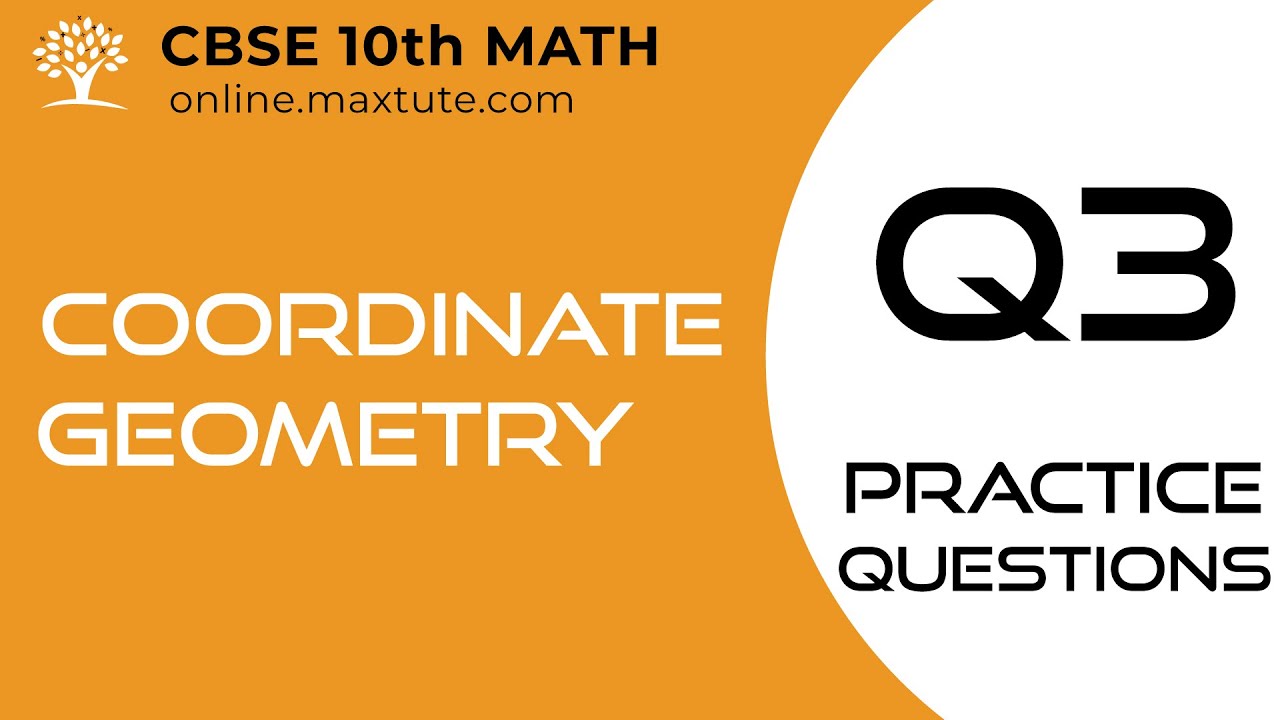 Coordinate Geometry Class 10 | CBSE | Extra Questions | Section Formula ...