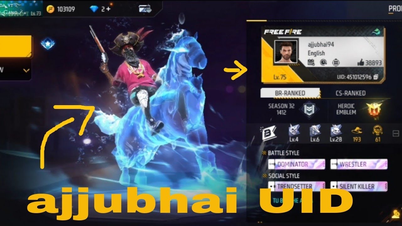 ajjubhai ki uid number| total gaming uid number|short #ajjubhai # ...