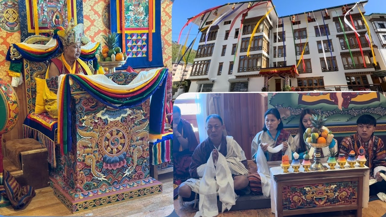 House consecration ceremony of a rich businessman in Thimphu Bhutan ...