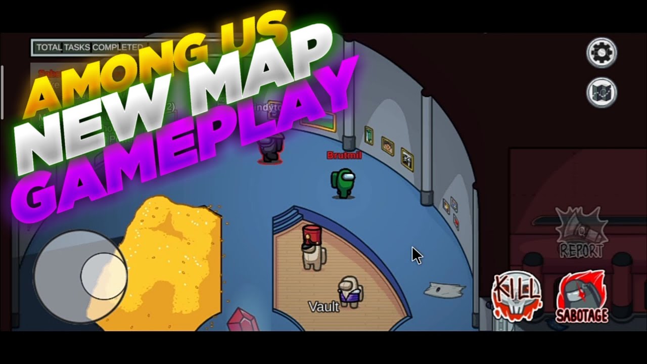 AMONG US NEW MAP GAMEPLAY - YouTube