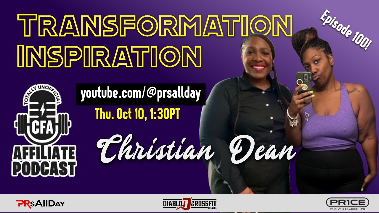 Episode 100! Christian Dean Shares Her Incredible Transformation Story ...