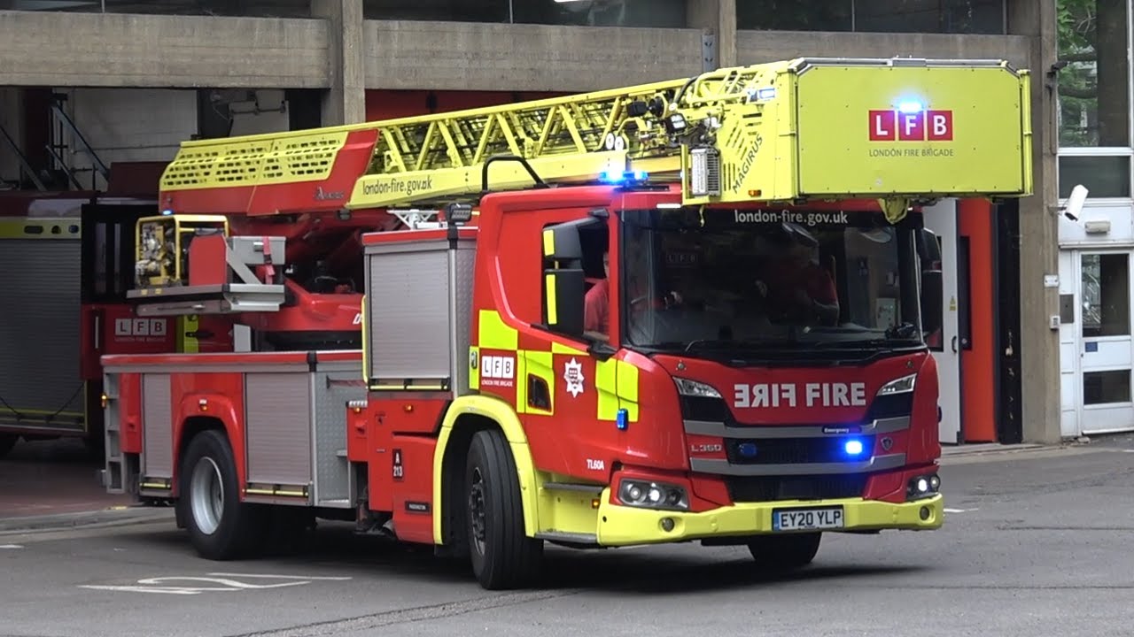 London Fire Brigade - Paddington's Scania L360 Turntable Ladder (A213 ...