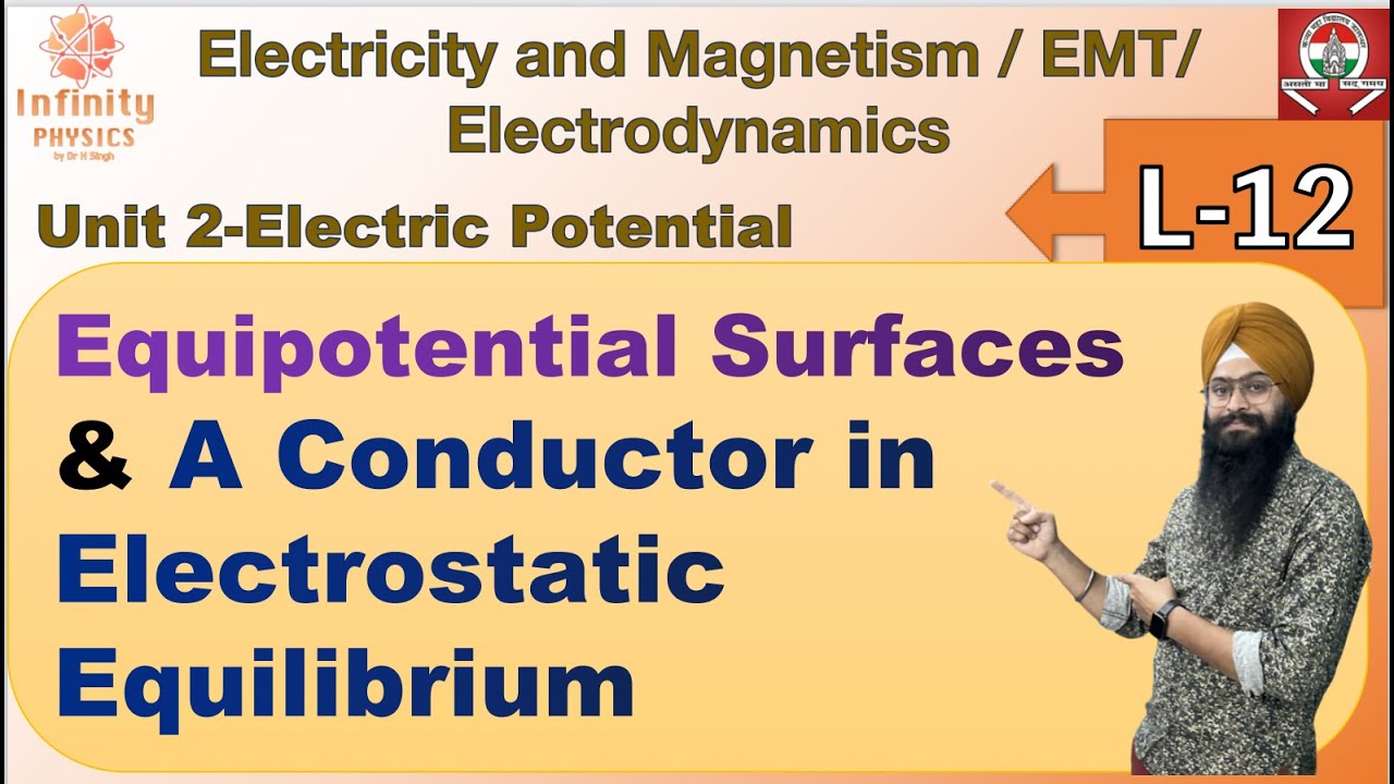 L 12 | Equipotential Surfaces and A conductor in Electrostatic ...