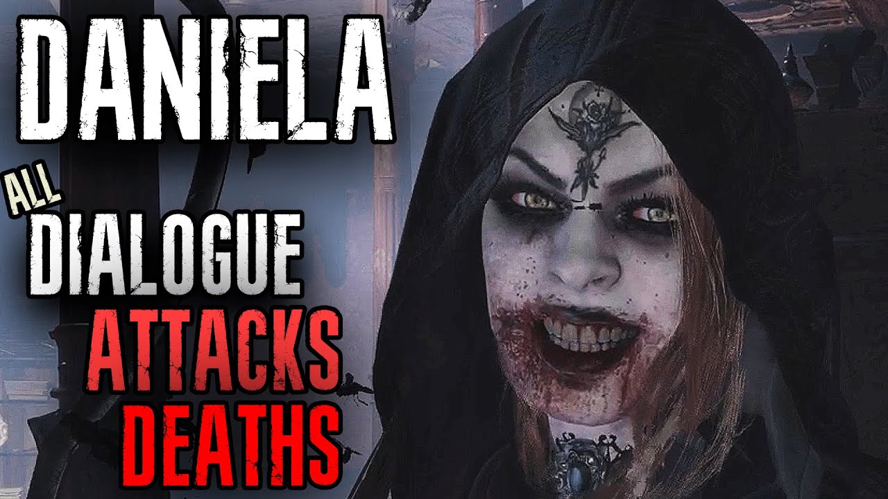 DANIELA - All Deaths, Attacks and, Dialogue - Resident Evil 8: Village ...