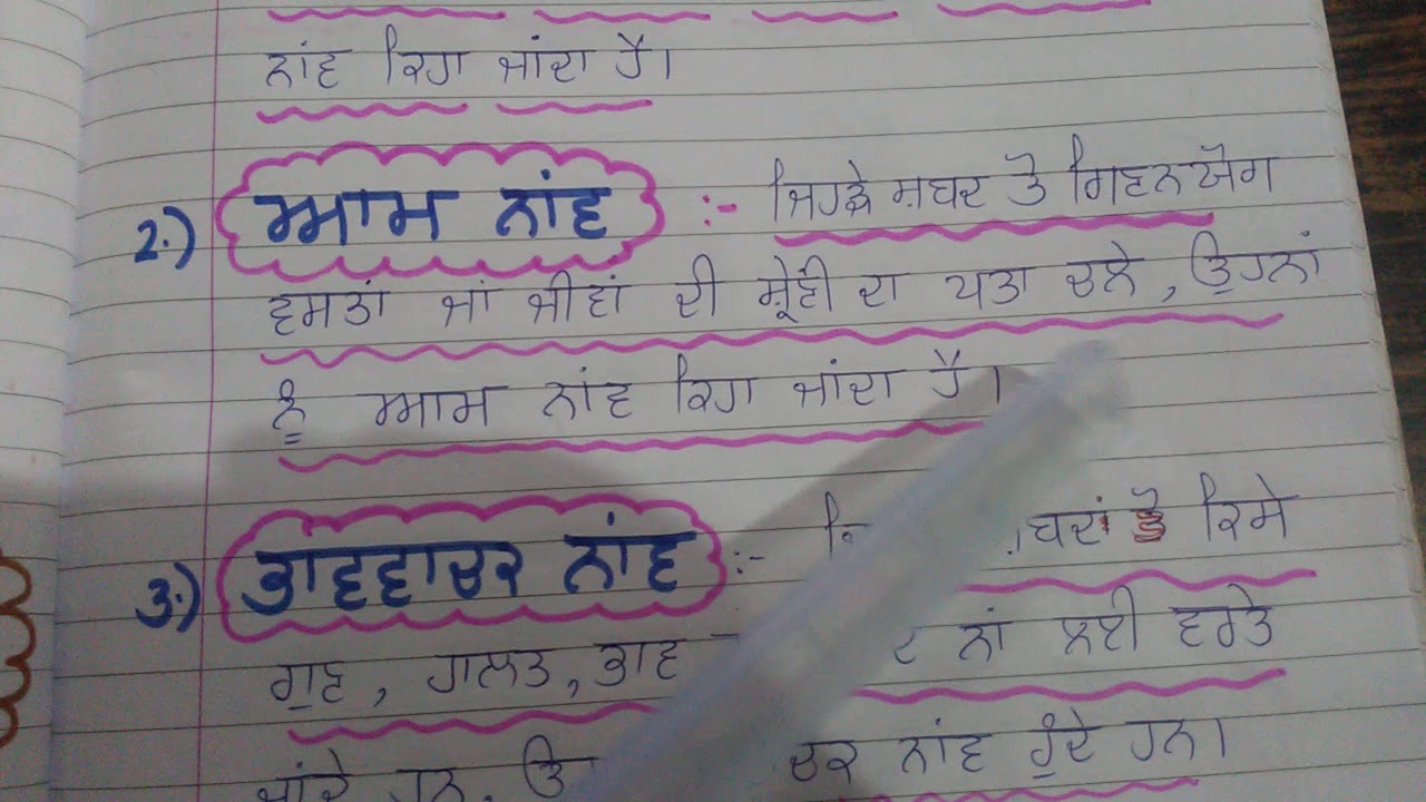 learn-about-noun-and-its-type-in-punjabi-youtube