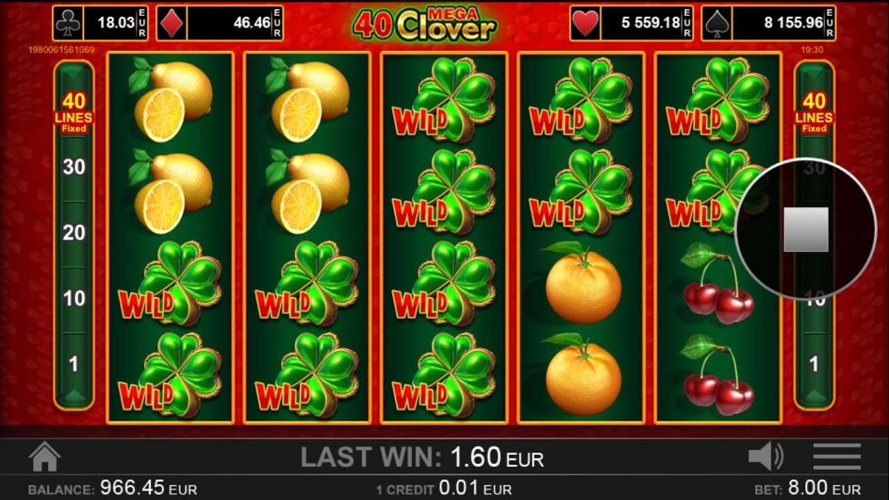 Голям удар 3200€ на EGT 40 Mega Clover - YouTube