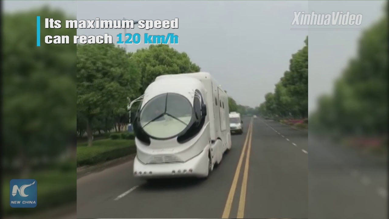 Vamos! Get in the cutting-edge super luxury RV made by China - YouTube
