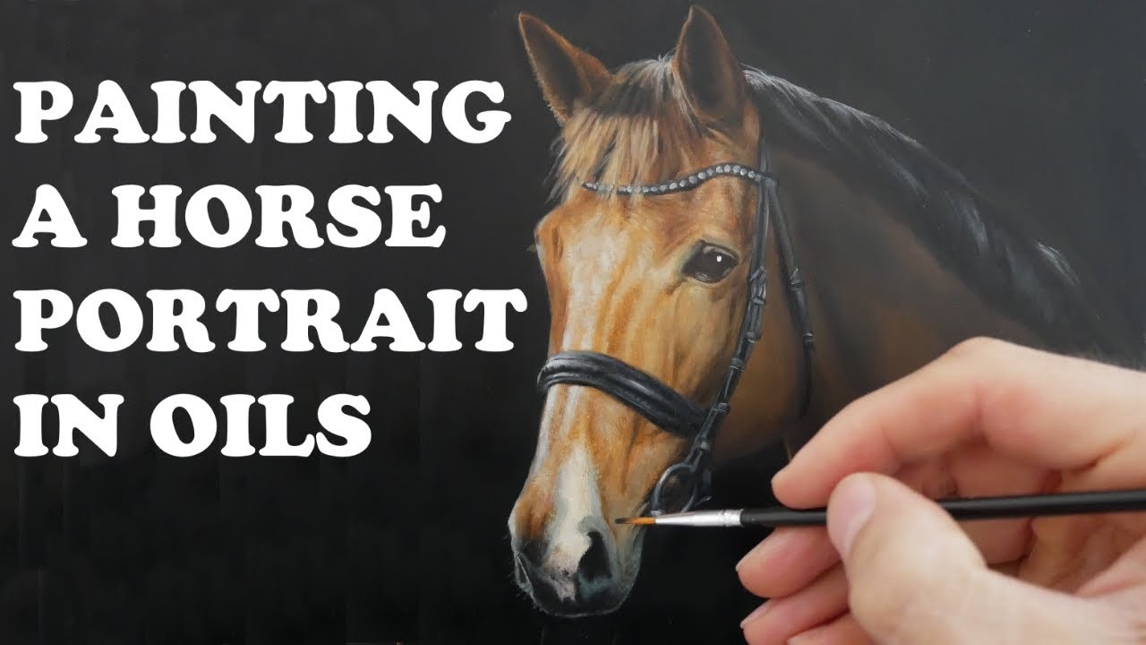 Horse Painting Tutorial How To Paint A Horse Portrait In Oils Colour Mixing Applying The horse-painting-tutorial-how-to-paint-a-horse-portrait-in-oils-colour-mixing-applying-the