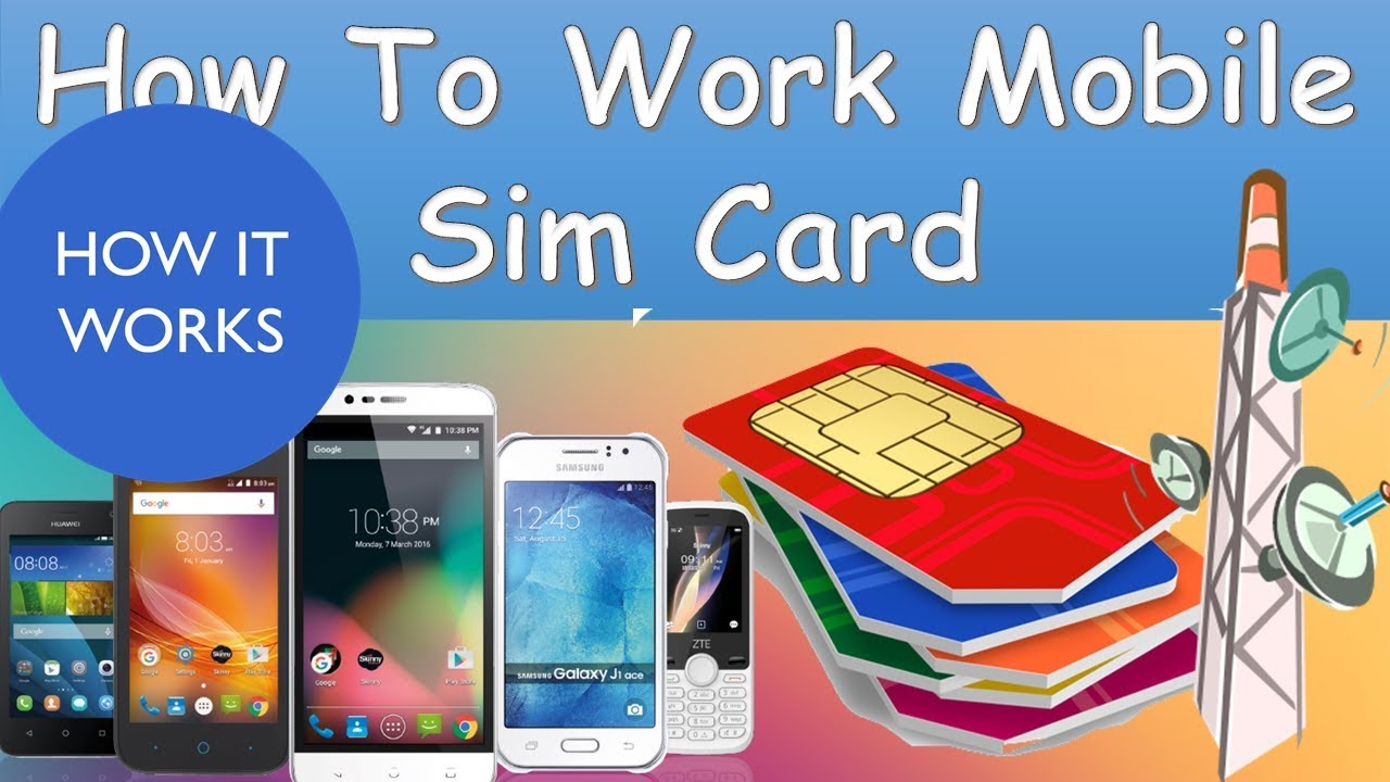 How To Work Mobile Sim Card - YouTube
