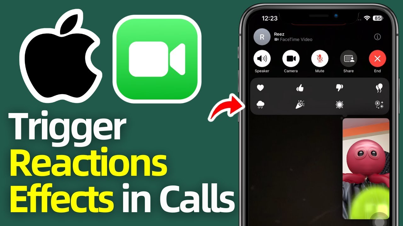 How to Enable or Disable FaceTime Reaction Effects in iOS 18.4 - YouTube