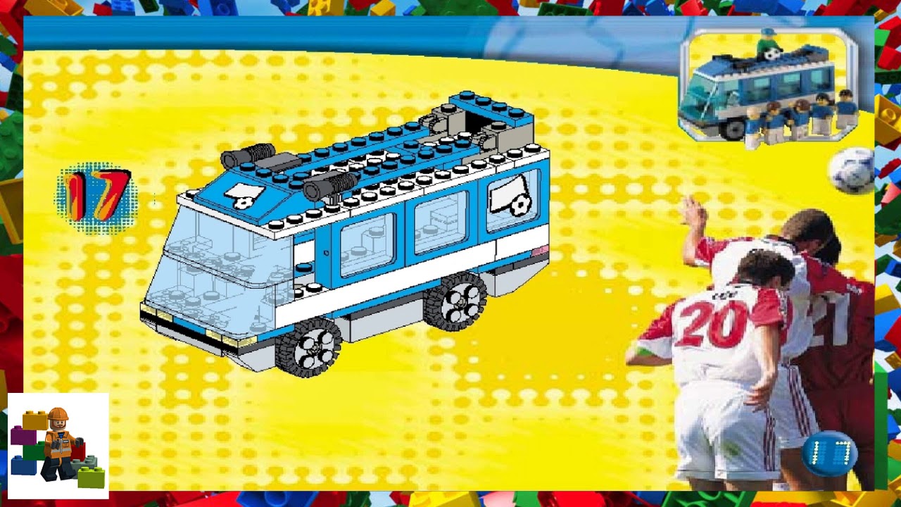 LEGO instructions - Sports - 3406 - Americas Team Bus - YouTube