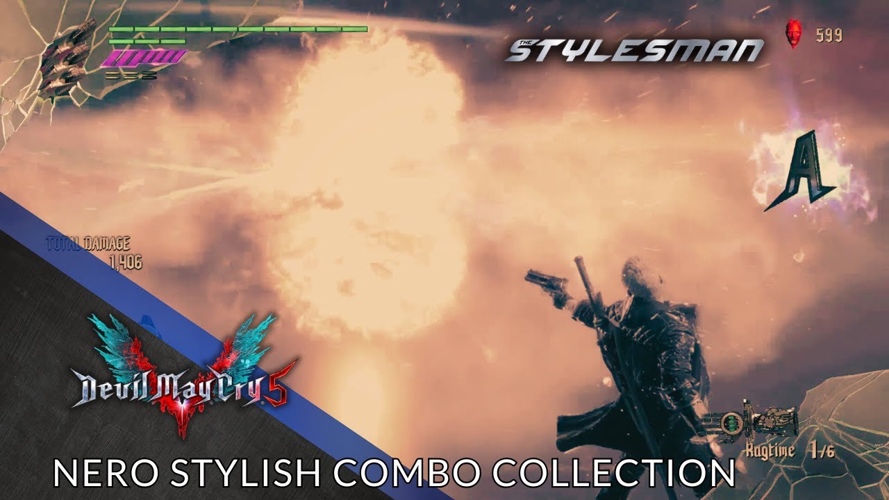 Devil May Cry 5 - Nero Stylish Combo Collection - YouTube